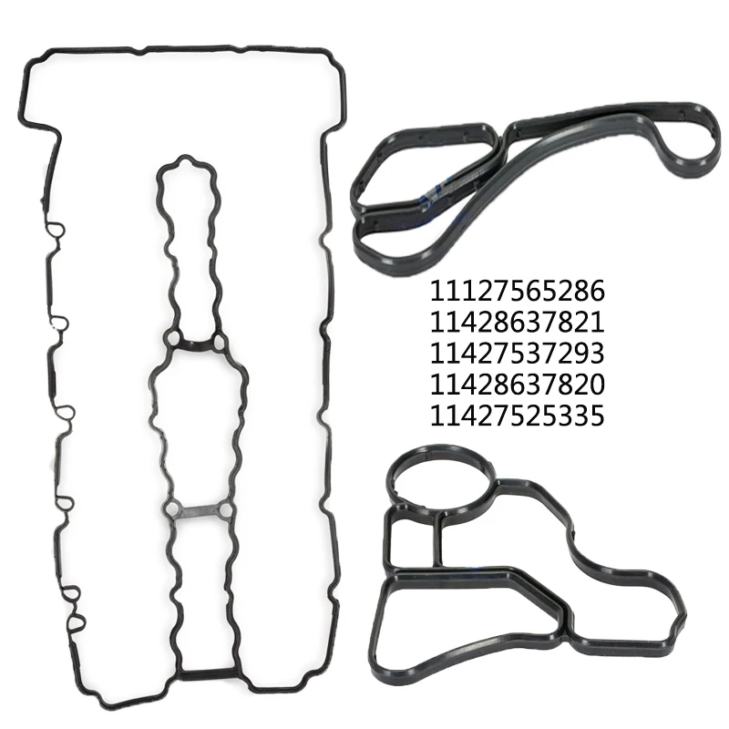 11127565286 Valve Cover Gasket Cylinder Head Gasket Oil Filter Gasket ...