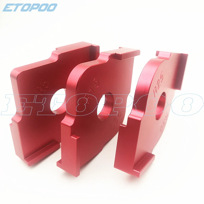 Woodworking Round Corner Radius Template R100 Router Jig Besga ...