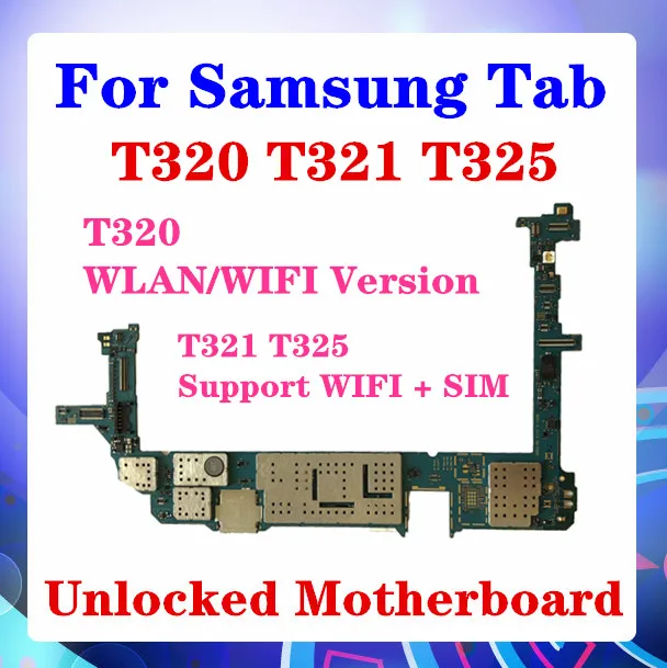 Samsung Galaxy Tab Pro için T320 T321 T325 anakart T320 WIFI/WLAN sürüm ...