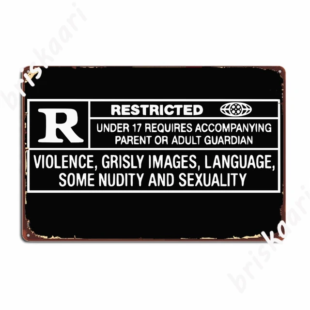 Rated R Symbol