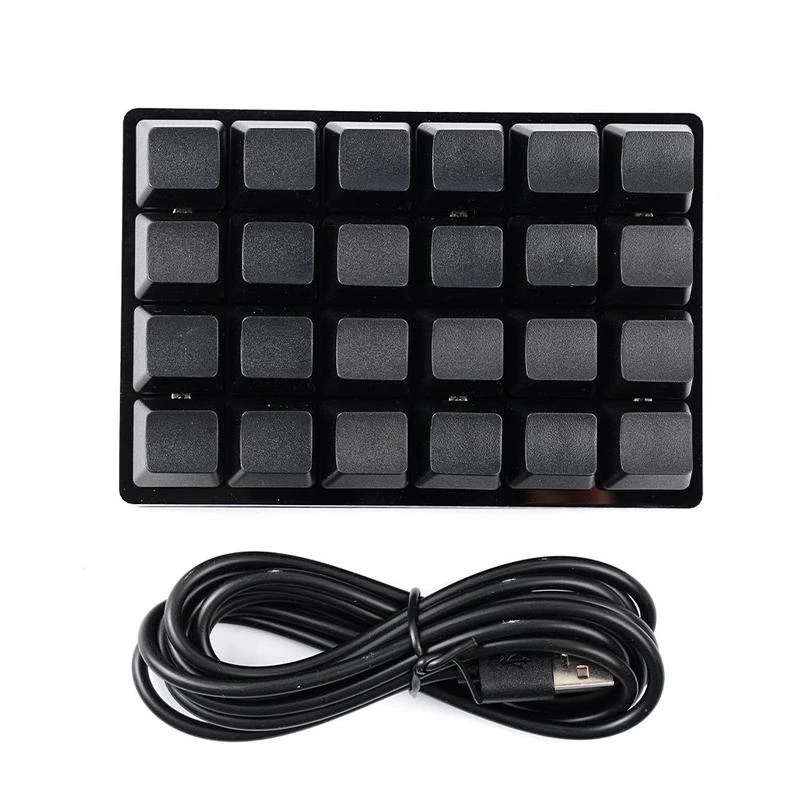 Mini Black 24 Key Mechanical Keyboard 9 Key 16 Key Gaming Keyboard Sayo ...