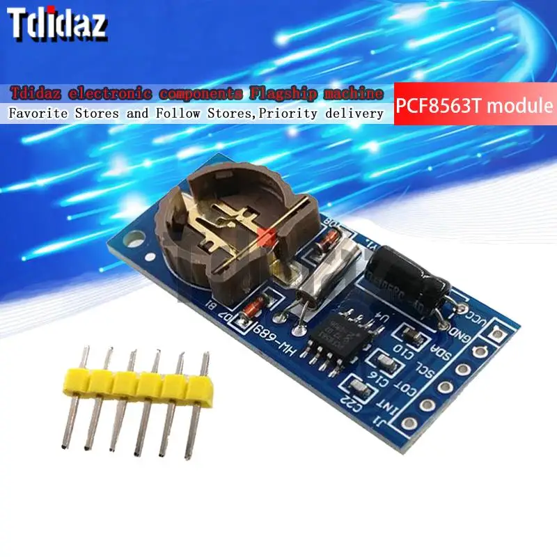 New-PCF8563-PCF8563T-8563-IIC-Real-Time-Clock-RTC-Module-Board-Good ...