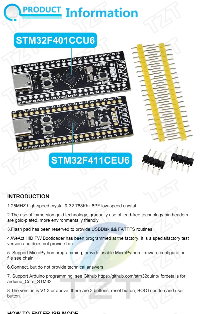 Макетная плата STM32F401CCU6 STM32F411CEU6 STM32F411CEU6 | AliExpress