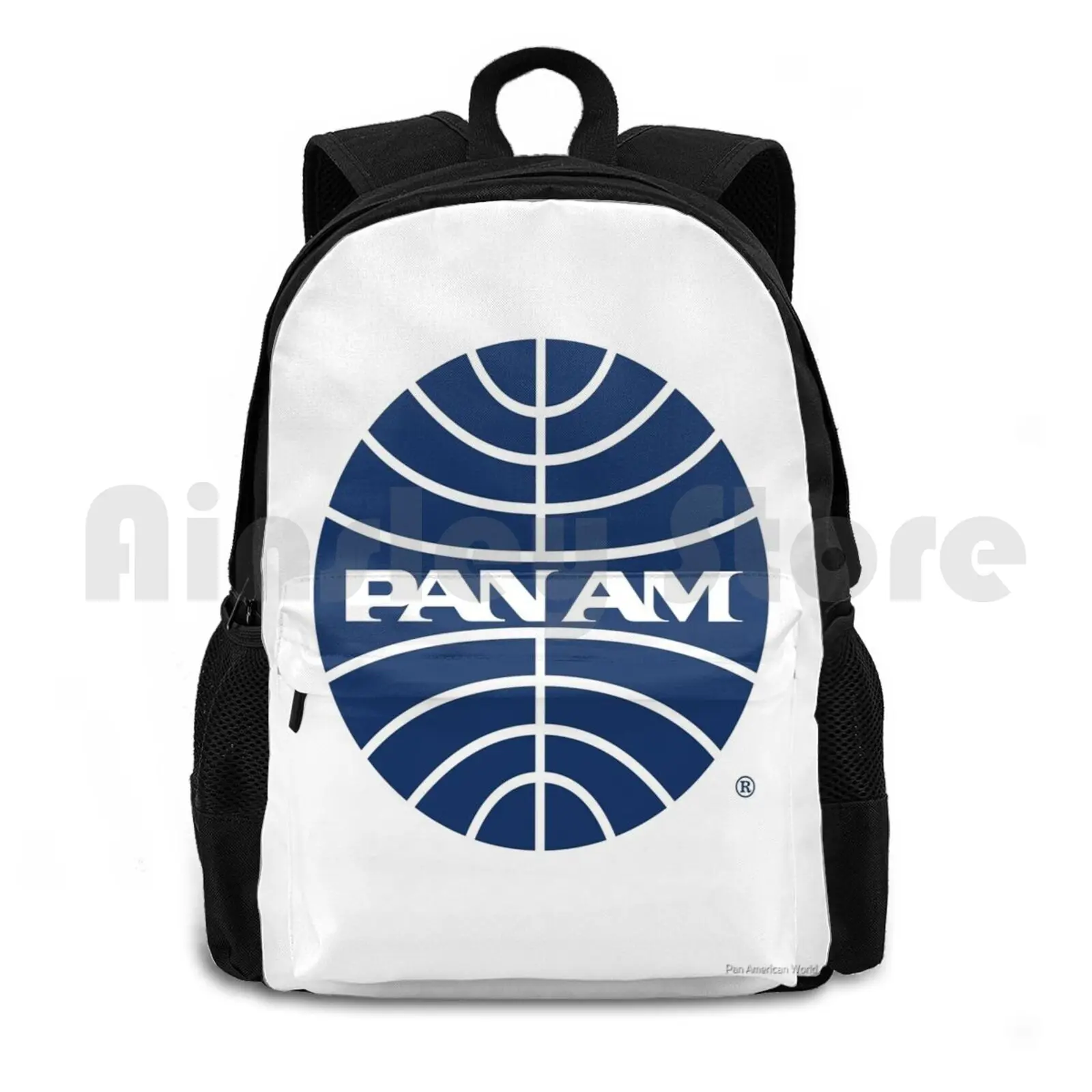Pan-Am-Mid-1950s-Globe-Inverted-Outdoor-Hiking-Backpack-Waterproof ...