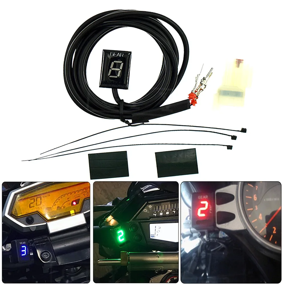6 Speed Gear LED Display Indicator 1 6 Level Gear Indicator For Honda ...