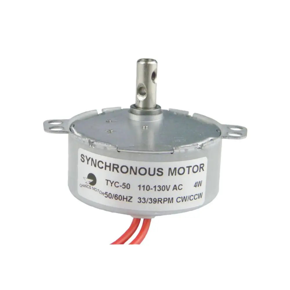 Tyc50 Small Permanent Synchronous Motor Ac 110v 1rpm-36rpm Electric ...