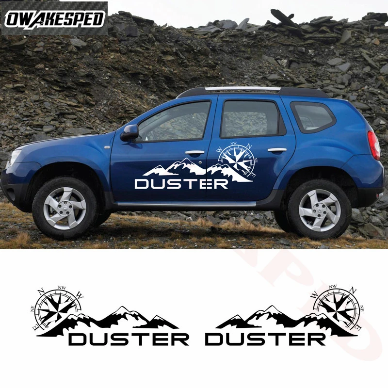 Compass-Mountain-Graphics-Vinyl-Decals-Side-Both-Side-Car-Door-Body ...