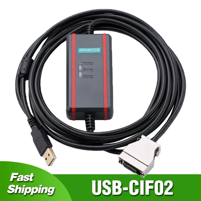 USB-CIF02 Programming Cable For Omron USB To RS232 , 55% OFF