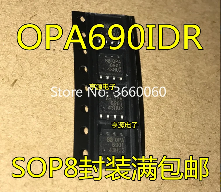 5pcs/lot OPA690 OPA690IDR SOP8|Contactors| - AliExpress
