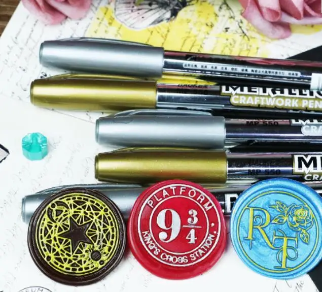 1.0 Lacquer Line Drawing Pen High-Gloss Drawing Gold Pen Color Graffiti ...