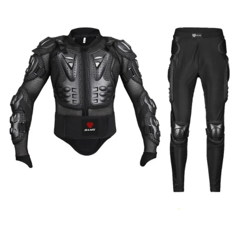 Motorcycle Jacket Pants Armor Suit Full Body Armor Motocross Racing ...