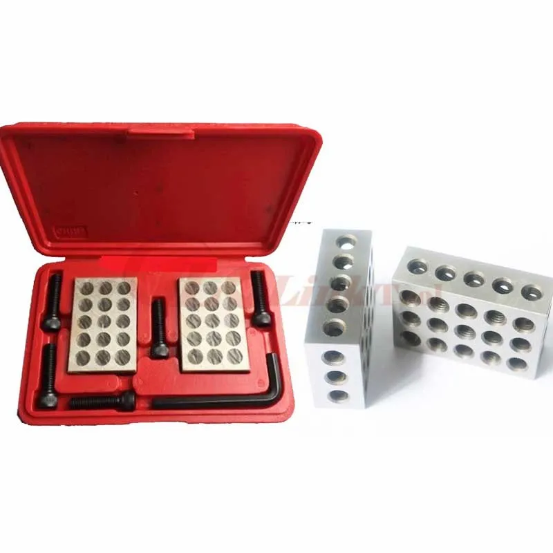 23-holes-Precision-gauge-1-2-3-Blocks-with-screw-spanner-parallel ...