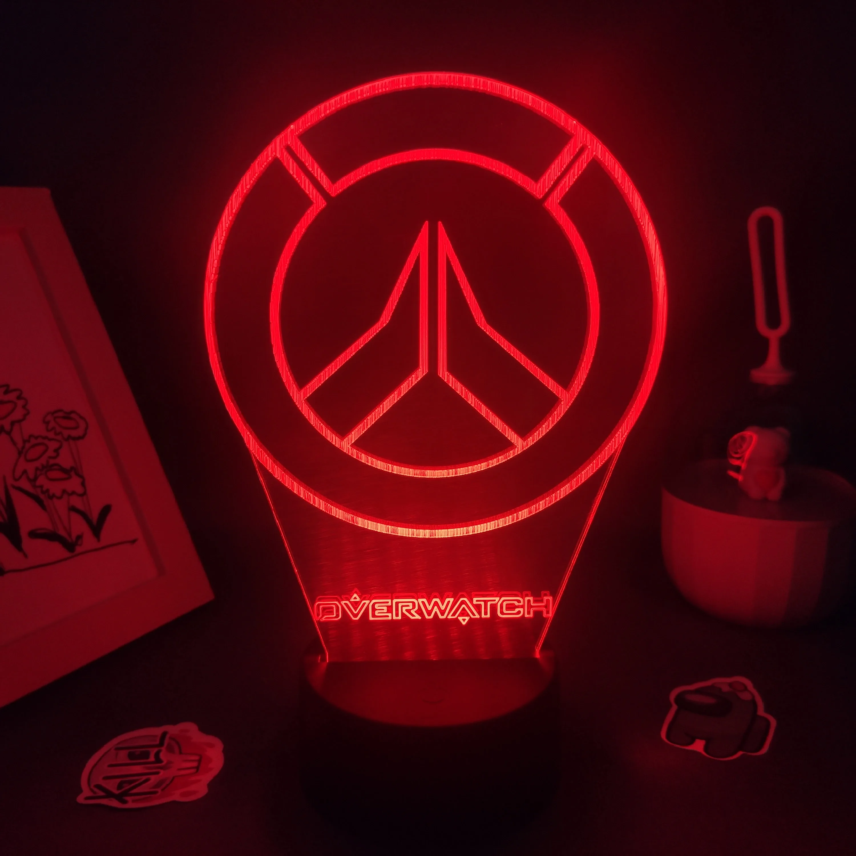 Overwatch Bedroom Decor | Overwatch Night Light | 3d Led Lamp Overwatch ...