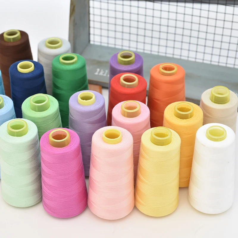 40s/2 High Speed Polyester Sewing Thread Type Manual Line 402 ...