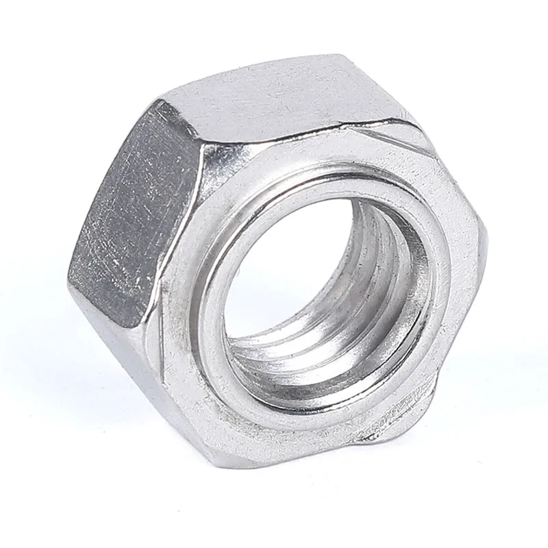 304 Stainless Steel Hexagon Spot Welding Nuts Hex Weld Nut Fasteners ...