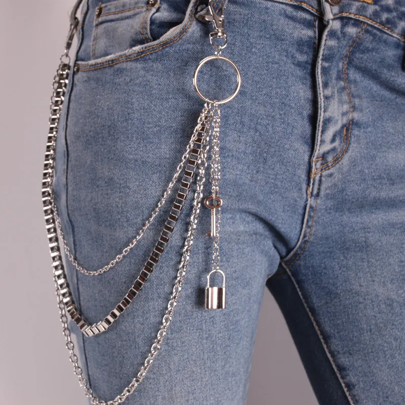 DIEZI-Harajuku-Vintage-Car-Jeans-Pants-Key-Chain-Ring-Women-Men-Hip-Hop ...