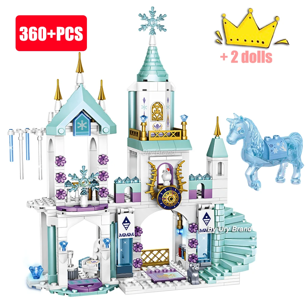 Friends Princess Castle House Sets for Girls Movies Royal Ice ...