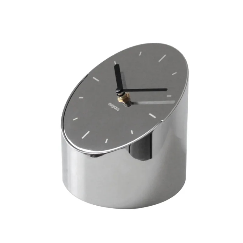 Original design mirror table clock Nordic style ornament stainless ...