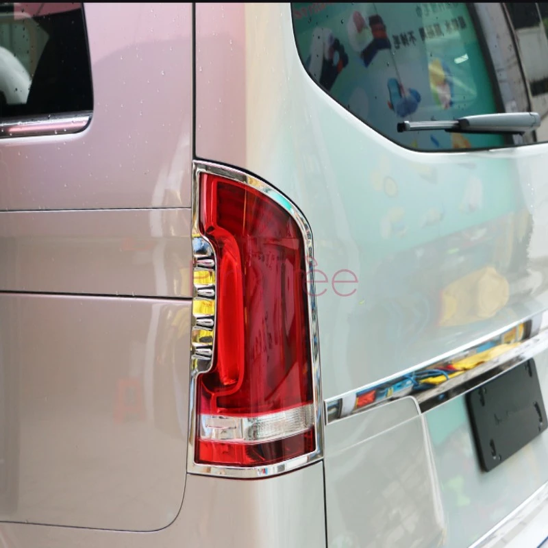 For Mercedes Benz Vito W447 2014 2015 2016 2017 Chrome Taillight Cover ...