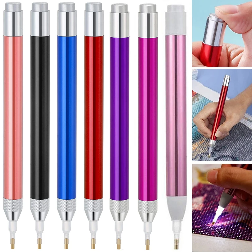 5d Point Drill Pen Diamond Painting Tool Crystal Lighting New Diamond ...