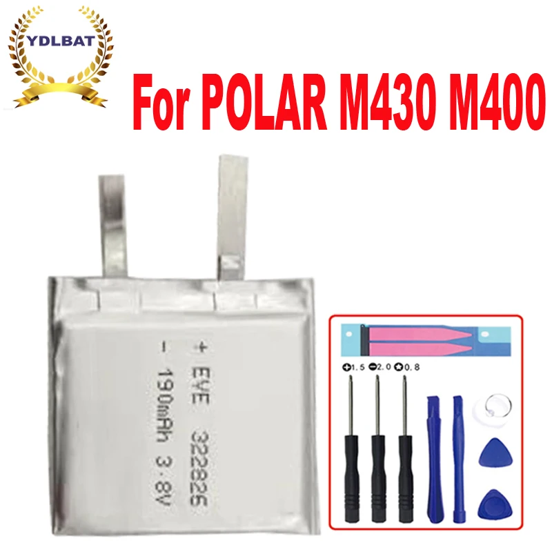 190mAh-3-8V-Battery-Core-for-POLAR-M430-M400-GPS-Sports-Watch-New-Li ...