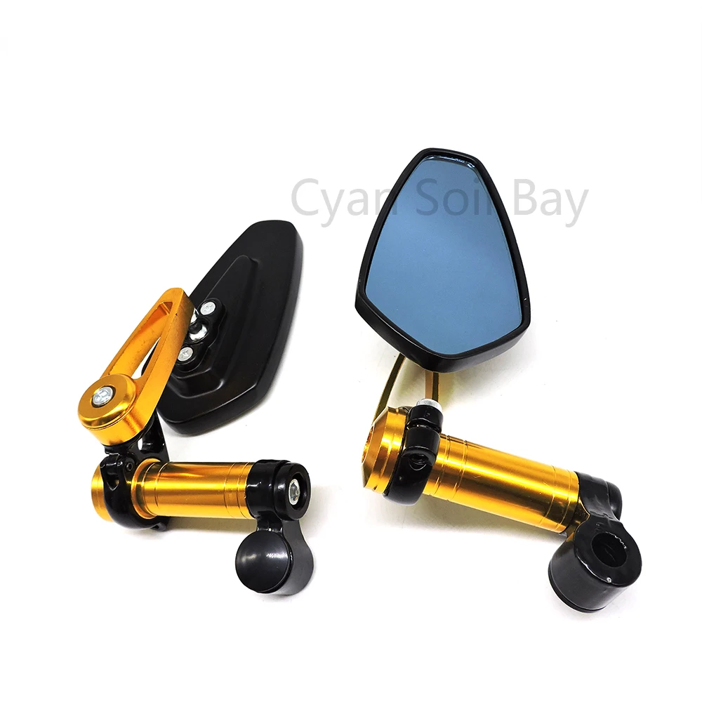 Universal-Motorcycle-7-8-Bar-End-Rear-Mirrors-Side-View-Mirrors-For ...