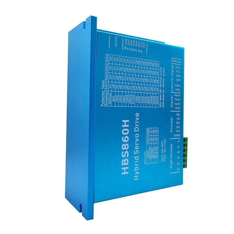 Hbs860h Hbs86h Closed Loop Servo Motor Driver Hybrid Step Servo Drive ...