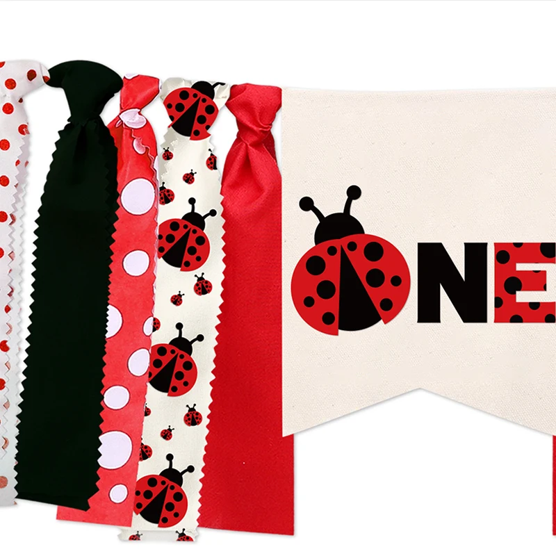 Ladybug Centerpieces For 1st Birthday