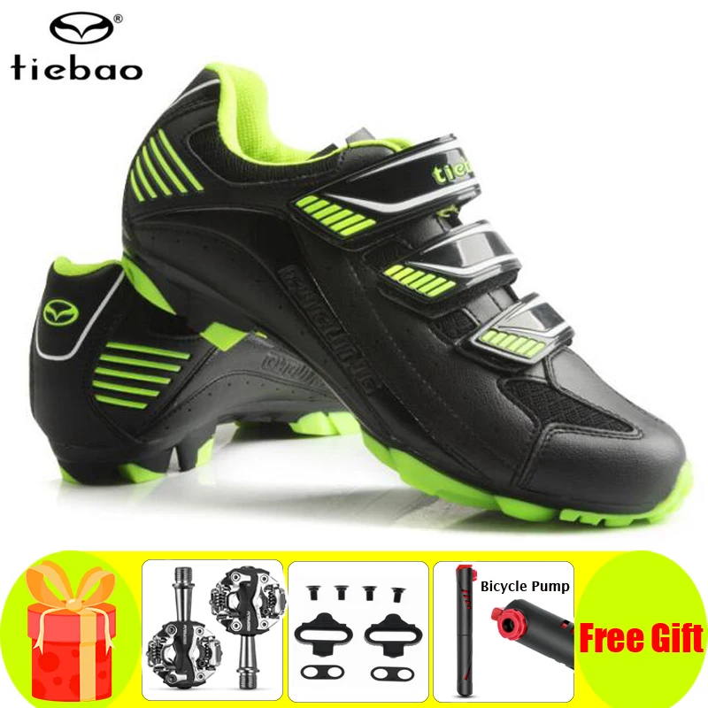 Tiebao Men Cycling Shoes Spd Pedals Sneakers Breathable Sapatilha Ciclismo MTB Self-locking ...
