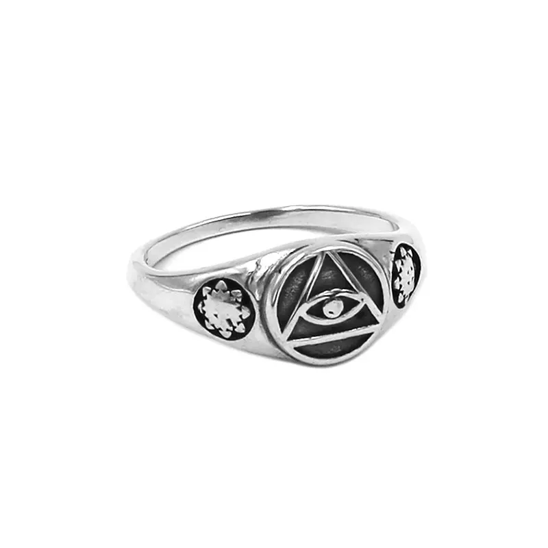 S925-Sterling-Silver-Illuminati-Pyramid-Eye-Symbol-Ring-Fashion-Eye ...