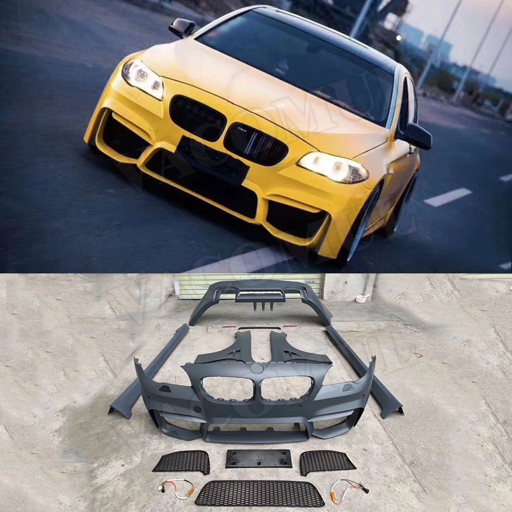 5 Series Wide Body Kit Front Bumper Grill Rear Bumper Side Skirts ...