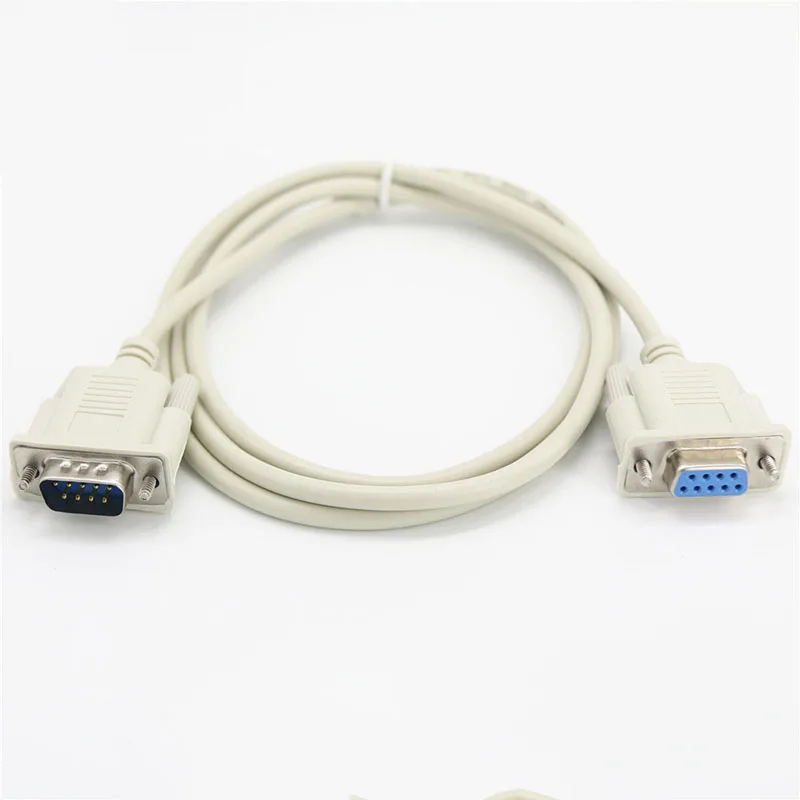 DB9 Male To Female Serial Extension Cable For Computer Serial RS232 DB9 ...
