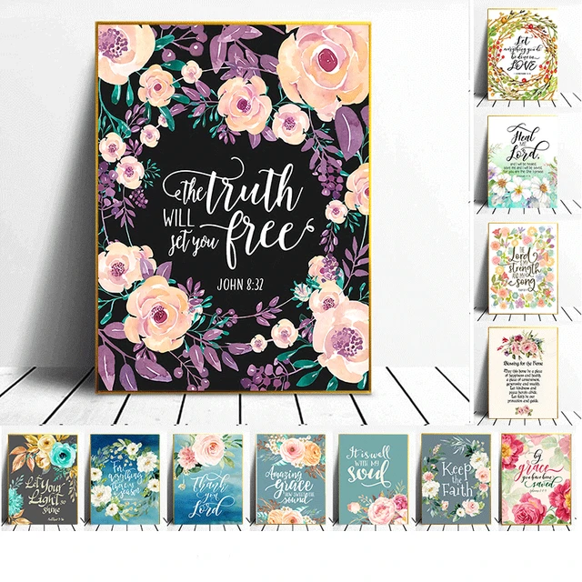 Canvas Painting Ideas With Bible Verses