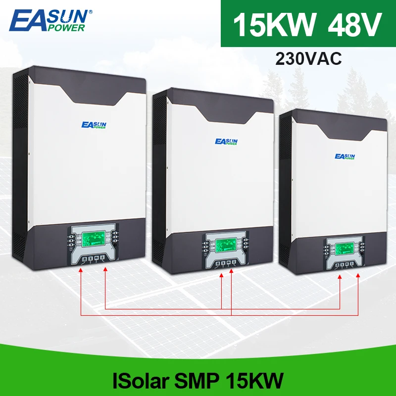 15KW 태양 광 하이브리드 인버터 3 상 500Vdc 80A MPPT 병렬 인버터 48V 230VAC 380V 순수 사인파 배터리 충전기|인버터 & 컨버터 ...
