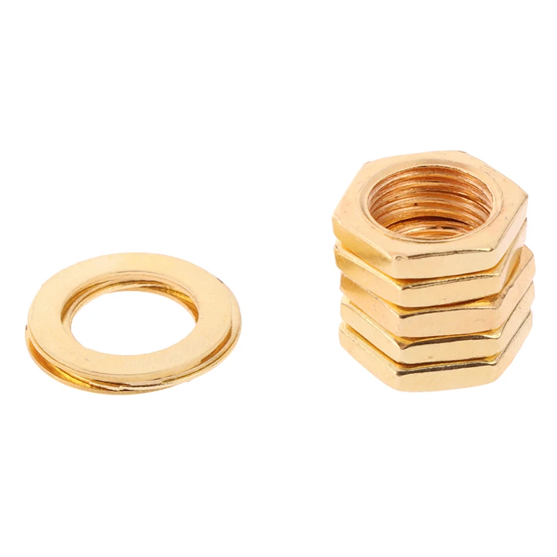 7pcs Iron Jack Socket Connector Nuts with Washers Set for Electric ...