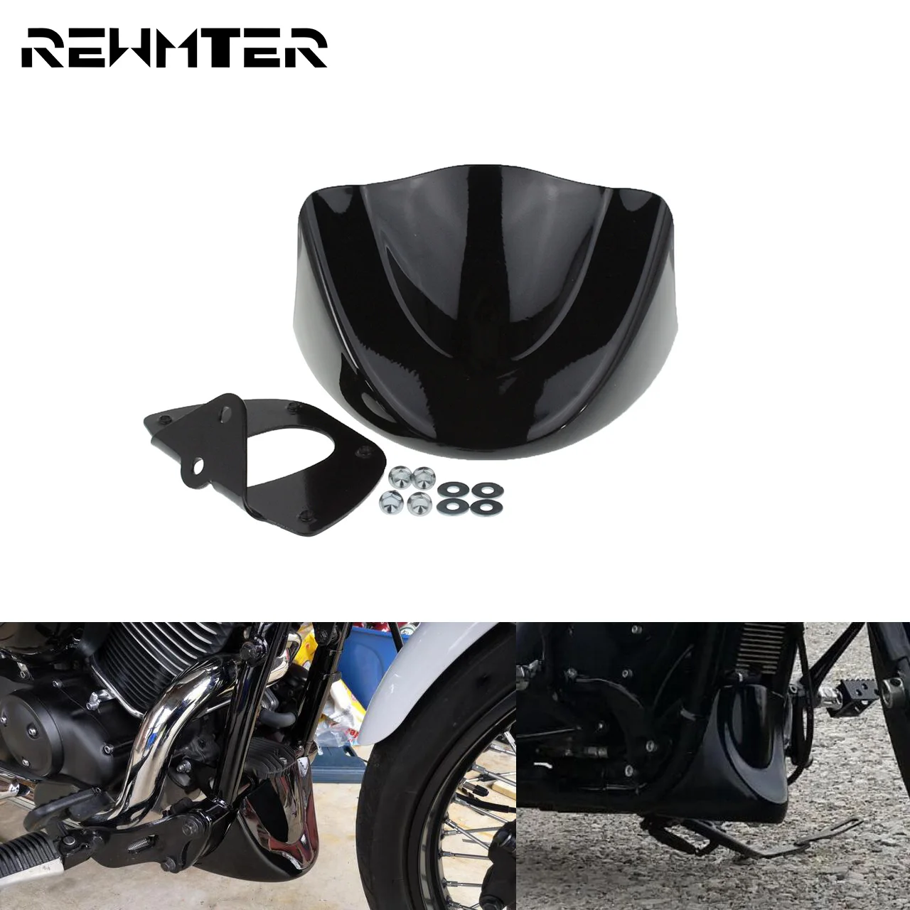Motorcycle Front Chin Spoiler | Fairing Cover | Covers Ornamental ...