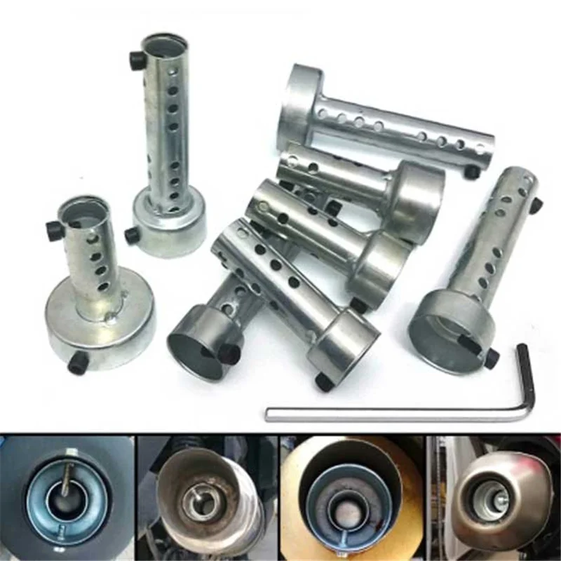 Motorcycle Silencer Noise Sound Eliminator Exhaust Pipe Adjustable ...