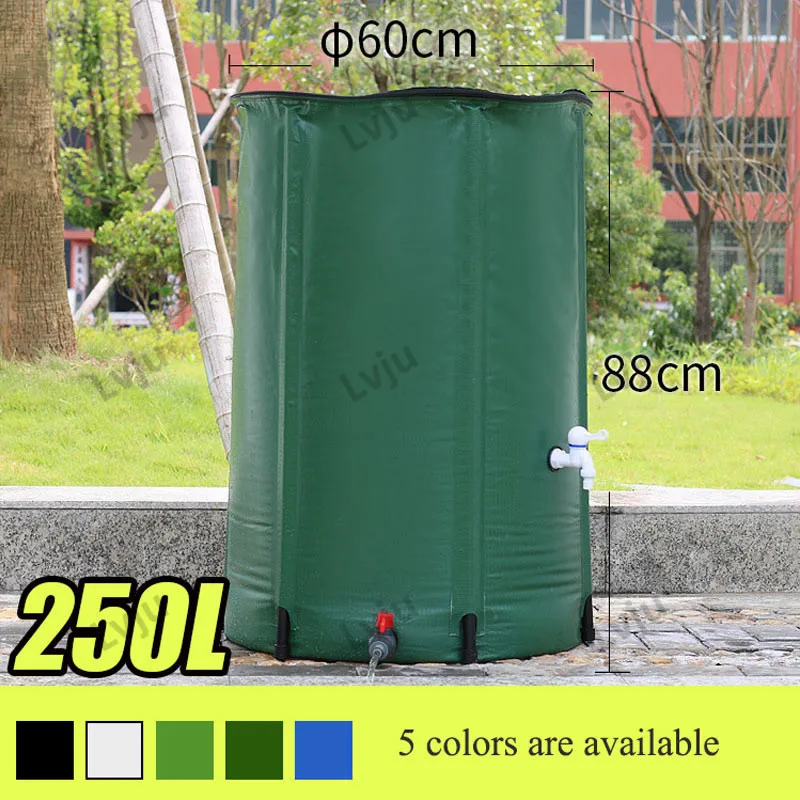 Lvju-Folding-Rainwater-Collector-Tank-250-Liter-66-Gallon-Diameter-60cm ...