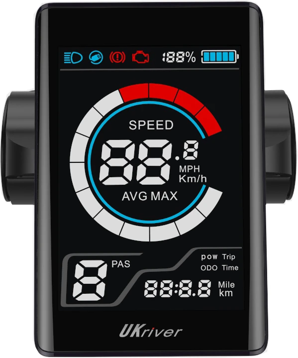 UKS2 Color Display SW900 36V 72V S830 36 60V Speed Digital LCD Display ...