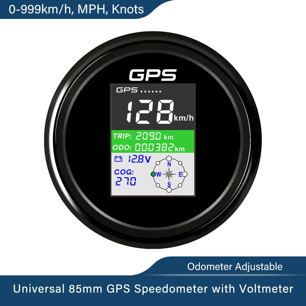 Car-Boat-Universal-TFT-Screen-85mm-Digital-GPS-Speedometer-0-999KM-H ...