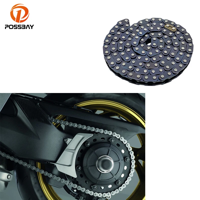 Motorcycle Chain Sets T8F Chain 116 Links for 47cc 49cc Mini Dirt ATV ...