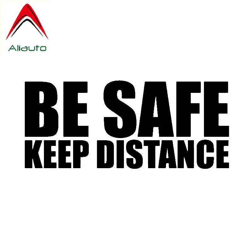 Keep Your Distance sticker car truck van school bus decal toolbox ...