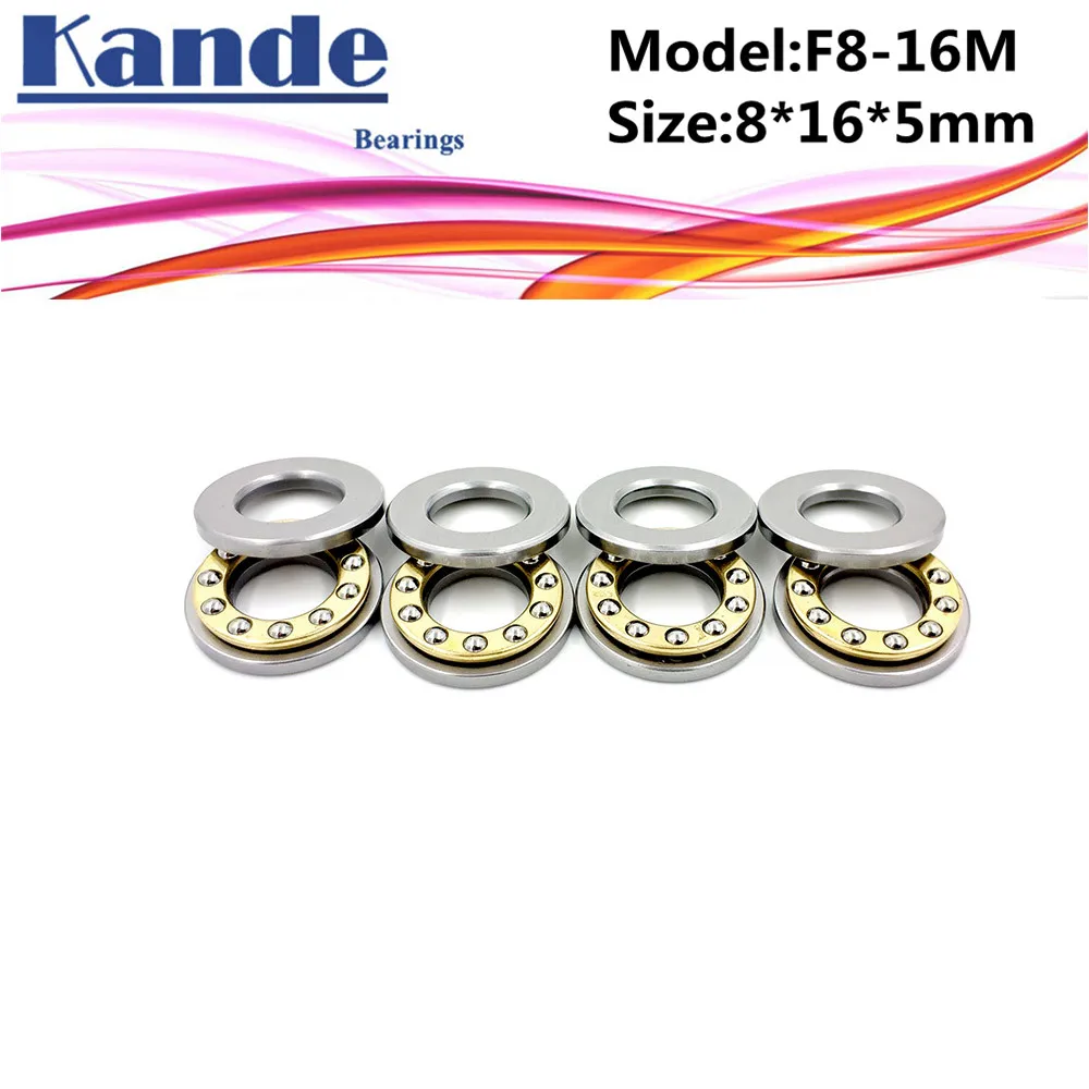 4pcs F8-16M 8x 16 x 5mm F8-16 high quality Miniature planar bearing ...
