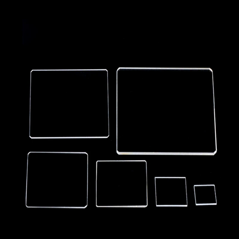 Quartz Glass Slide Glass Slide Super Thin 0.1mm0.2 Square Piece ...