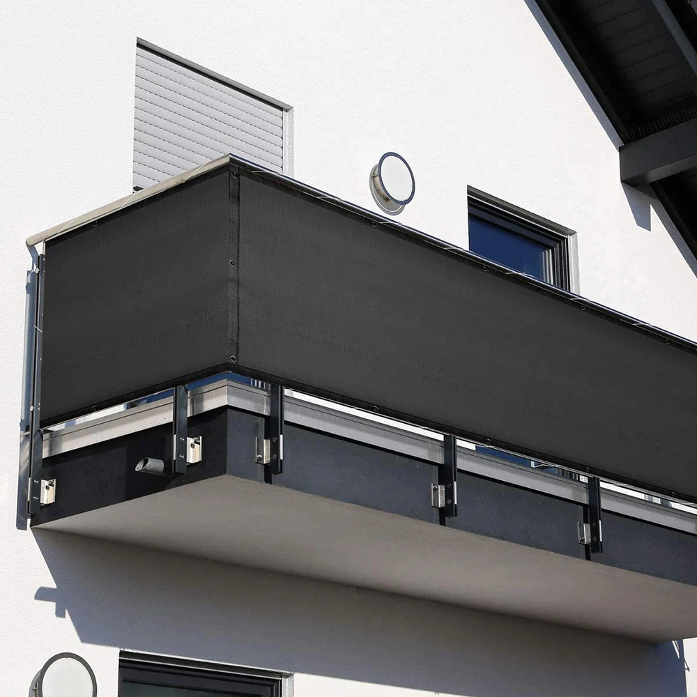 Voile d'ombrage,Pare soleil d'extérieur pour balcon, protection contre ...