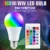220v E27 Rgb Led Bulb Lights 5w 10w 15w Rgbww Light 110v Led Lampada ...