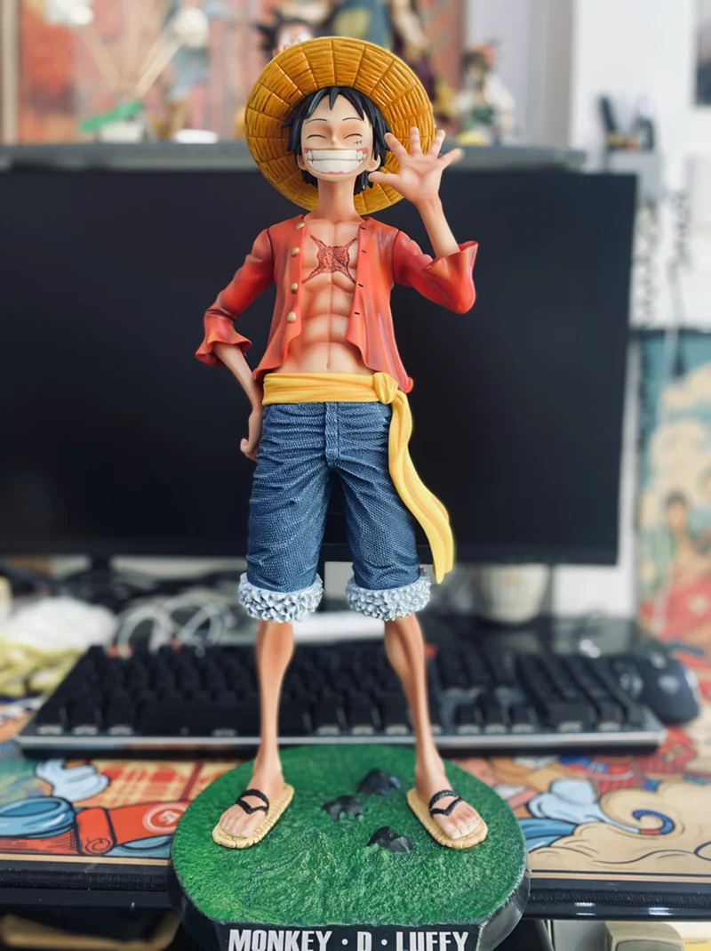 One Piece Luffy Smiley figure 43cm | One piece Merchandise | Up to 80% ...
