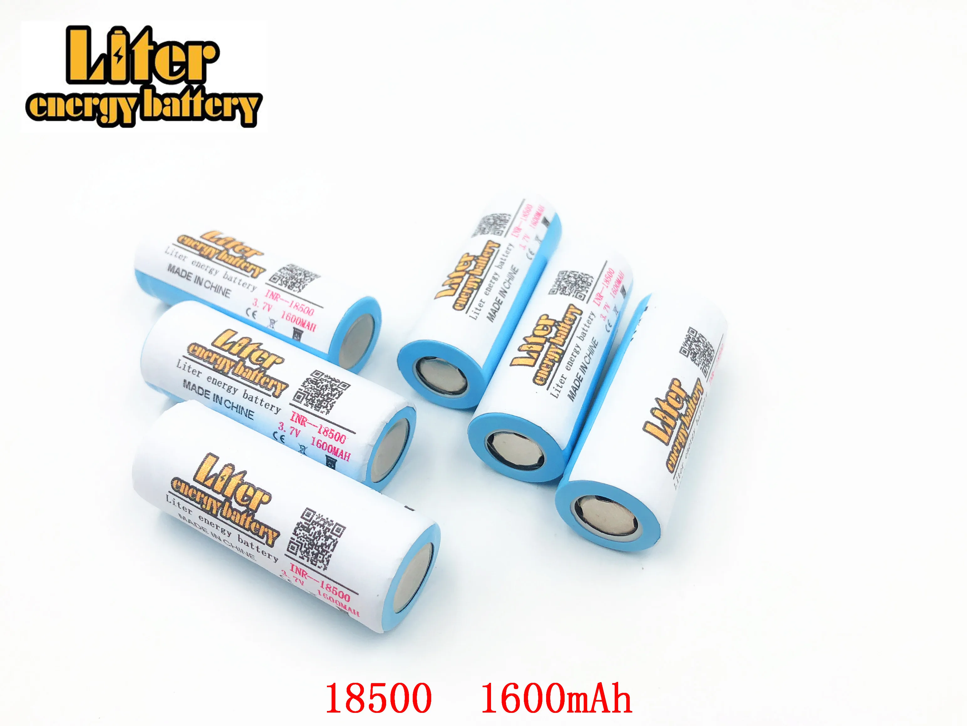 2pcs/lot 18500 Batteries 18490 Real 1600mah Li-ion Lithium 3.7v ...