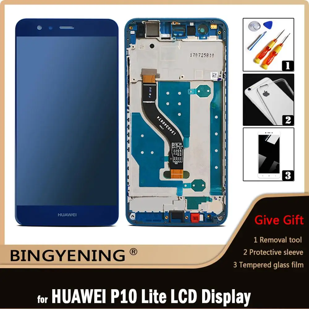 Original For Huawei P10 Lite Lcd Display Screen Touch Digitizer ...