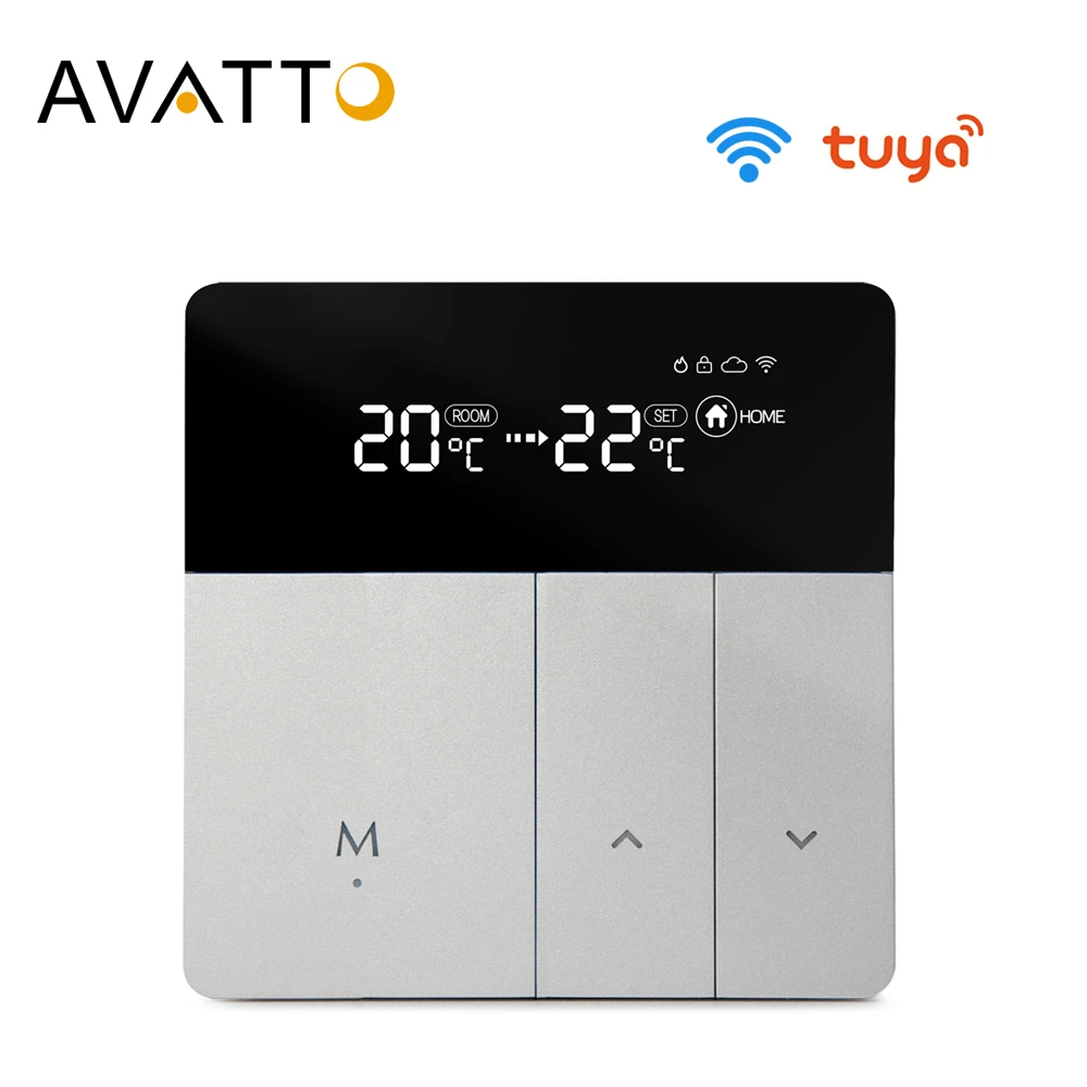 Avatto Tuya Wifi Thermostat Temperature Controller,smart Home Electric Floor Heating,water/gas ...
